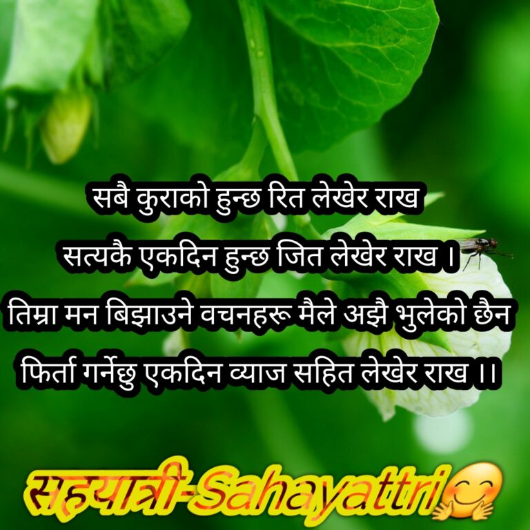 How to write Nepali Muktak? ~ Sahayattri