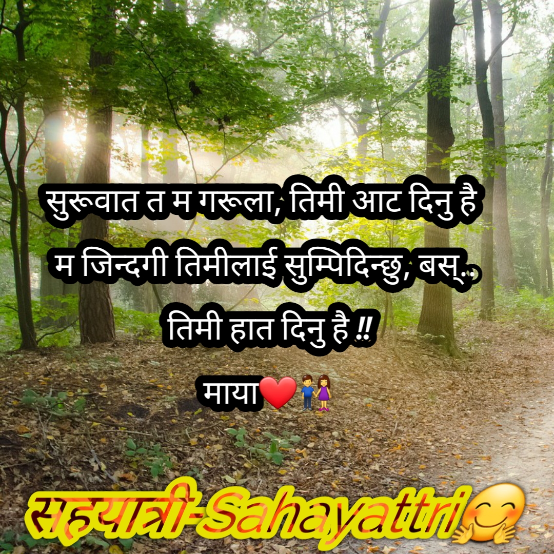 Nepali Shayari ~ Sahayattri
